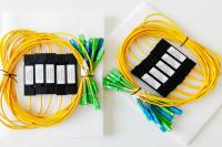 China Good Uniformity  FWDM 1X2 SC APC-SC UPC Fiber Cable Splitter LOW PDL for sale