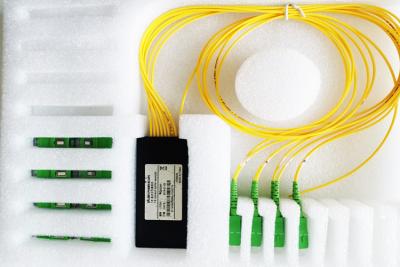 China 1x8 SC APC  Fiber Cable Splitter compact assembly G.657A2 with 1.8mm for sale