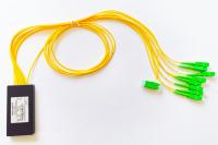China 1x8 SC APC  Fiber Cable Splitter compact assembly G.657A2 with 1.8mm for sale