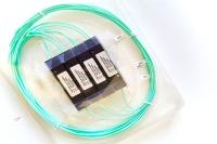 China WDM 1X2 OM3 850nm Multimode Fiber Coupler FTTH  Without Connetor for sale