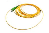 China Single Mode SC APC Fiber Optic Pigtail Simplex 0.9mm 3m for sale