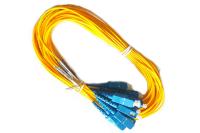 China Simplex 2.0mm 1.2m SC UPC Fiber Optic Pigtail Low Insertion Loss for sale