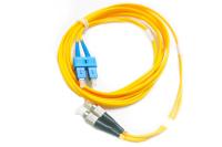 China Single Mode Duplex 3mm 3m SC/UPC-FC/UPC Fiber Optic Patch Cable Strong Tensile Performance for sale