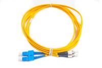 China Single Mode Duplex 3mm 3m SC/UPC-FC/UPC Fiber Optic Patch Cable Strong Tensile Performance for sale