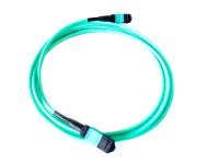 China Multimode 8 core MPO-MPO 3.0mm 1m Fiber Cable For Local Area Networks Durable for sale