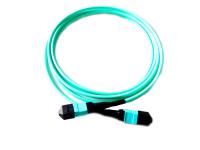 China Multimode 8 core MPO-MPO 3.0mm 1m Fiber Cable For Local Area Networks Durable for sale