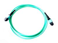 China Multimode 8 core MPO-MPO 3.0mm 1m Fiber Cable For Local Area Networks Durable for sale
