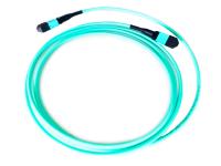 China Multimode 8 core MPO-MPO 3.0mm 1m Fiber Cable For Local Area Networks Durable for sale