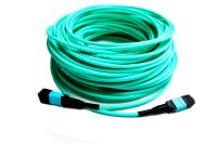 China 50/125 24 Core MTP MPO Fiber Cable OM4 10m Multimode for sale