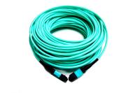 China 12 Core 10m MPO patch cable Multimode OM3 Exchangeability CATV for sale