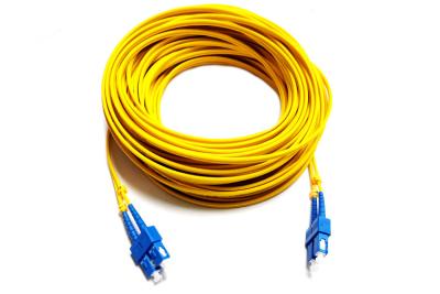 China SC UPC SM MM Single Mode Patch Cable Duplex 2.0mm 30m for sale