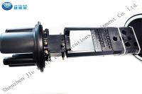 China Black ABS 144 Core Fiber Optic Splice Box FTTB 1 In 6 Out Outdoor for sale