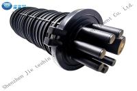 China Black ABS 144 Core Fiber Optic Splice Box FTTB 1 In 6 Out Outdoor for sale