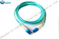 China OM3 OM4 LC to LC MM DX fiber optic cable 2MM 3M.5M.10M  50/125 for sale