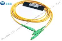 China SC APC Simplex 1X2 FBT Optical Fiber Coupler 2.0mm 1m 30/70 ABS PVC for sale