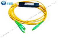 China 1x2 SC APC Optical Coupler Splitter 2.0mm 1m ABS 20/80 G657A for sale