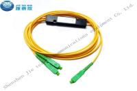 China 1490nm 1550nm 1x2 FBT Optical Fiber Coupler SC APC 2.0mm 1m for sale
