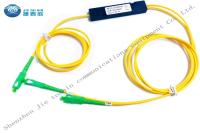 China ABS 3m 1X2 FBT Single Mode Optical Coupler SC APC 1310nm 1550nm for sale