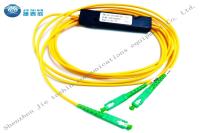 China ABS 3m 1X2 FBT Single Mode Optical Coupler SC APC 1310nm 1550nm for sale