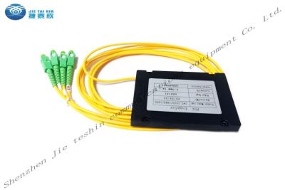 China Single Window 1x3 FBT Optical Coupler SC APC 1m 3.0mm for sale