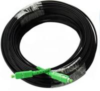 China 50M 100M SC APC Single Mode Simplex Outdoor FTTH Fiber Optic Drop Wire for sale