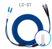China Custom Single Mode Duplex Armored Fiber Optic Patch Cable LC SC FC ST for sale