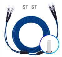China Custom Single Mode Duplex Armored Fiber Optic Patch Cable LC SC FC ST for sale
