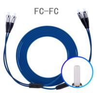 China Custom Single Mode Duplex Armored Fiber Optic Patch Cable LC SC FC ST for sale