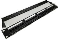 China Black RJ45 1U 19
