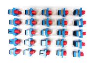 China ABS SM SC To FC Fiber Optic Coupler Hybrid Flange Plastic Adapter for sale