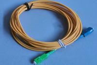 China SM SX SC /APC-SC/UPC 3MM 5M Fiber Optic Patch Cable Excellent Repeatability for sale