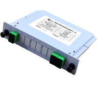 China FTTX FTTH 1x2 SC APC PLC Fiber Splitter SM Compact size 1260-1650nm for sale