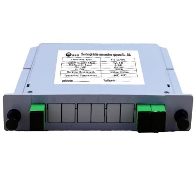 China FTTX FTTH 1x2 SC APC PLC Fiber Splitter SM Compact size 1260-1650nm for sale