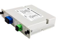 China 1x2 SC UPC High Durability Single Mode Fiber Optic Splitter for sale