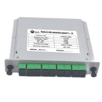 China PLC Fiber Splitter 1x8 SC APC 1260-1650nm 0.9mm 2.0mm Low Insertion Loss for sale