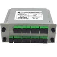China Low polarization dependent loss PLC Fiber Splitter JTX-1x16 -SC -APC for sale
