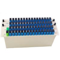 China SC UPC 1x64 Inserting PLC Fiber Splitter High Reliability 55/50 for sale