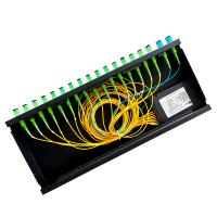 China 1260-1650nm 0.9mm/2.0mm /3.0mm  2x16 SC APC PLC Fiber Splitters for sale