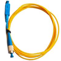 China SM UPC Fiber Optic Patch Cord SC To FC With Connector Local Area Network for sale