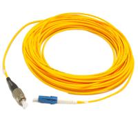 China Single Mode LC UP- FC UPC Fiber Patch Cord 10m 20m length Cunstomized for sale