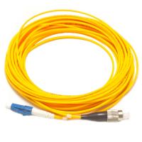 China Single Mode LC UP- FC UPC Fiber Patch Cord 10m 20m length Cunstomized for sale