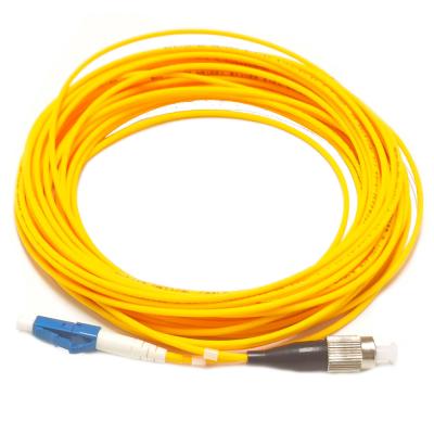 China Single Mode LC UP- FC UPC Fiber Patch Cord 10m 20m length Cunstomized for sale