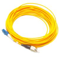China Single Mode LC UP- FC UPC Fiber Patch Cord 10m 20m length Cunstomized for sale