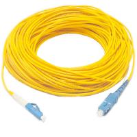 China SM LC UPC - SC UPC 2mm 25m Fiber Optic Patch Cable -40~80 LAN for sale