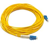 China Fiber Patch Cord Jump Cable LC UPC To LC UPC SM 9/125 DX 2mm 10m for sale