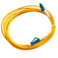 China LZSH PVC Fiber Patch Cords FC UPC 2mm 3m SM  SX 9/125 CATV/LAN for sale