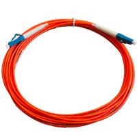 China MM 0.9mm 2.0mm 3m LC UPC Fiber Optic Patch Cable Customized Length for sale