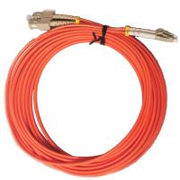 China MM DX SC UPC to LC UPC Optical Fiber Patch Cord 3.0mm 10m62.5/125 for sale