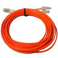 China MM DX SC UPC to LC UPC Optical Fiber Patch Cord 3.0mm 10m62.5/125 for sale