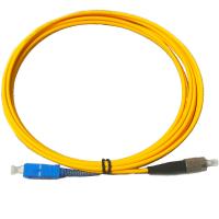 China SM UPC 3.0MM 3M FC to SC Fiber Optic Patch Cord  high return loss for sale